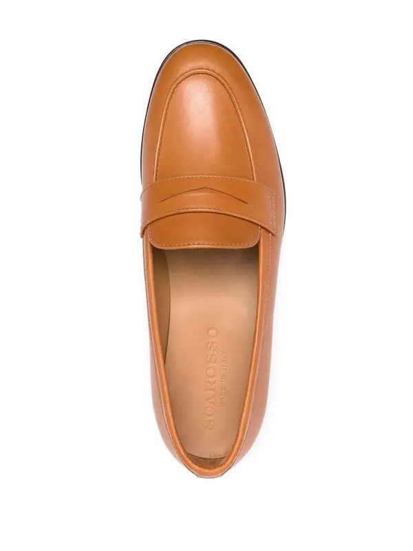 SCAROSSO Monica Leather Loafers