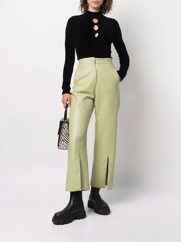 MSGM Cut-out Knit Top