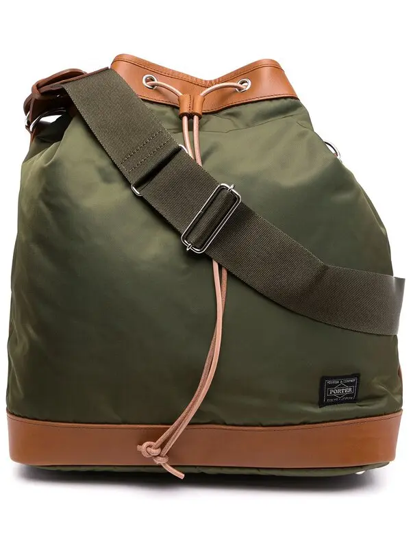 PORTER-YOSHIDA & CO Drawstring Duffle Tote Bag - Green