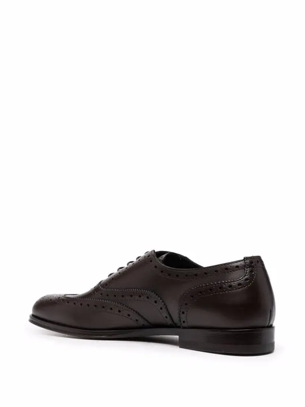 SCAROSSO Judy Leather Brogues - Brown
