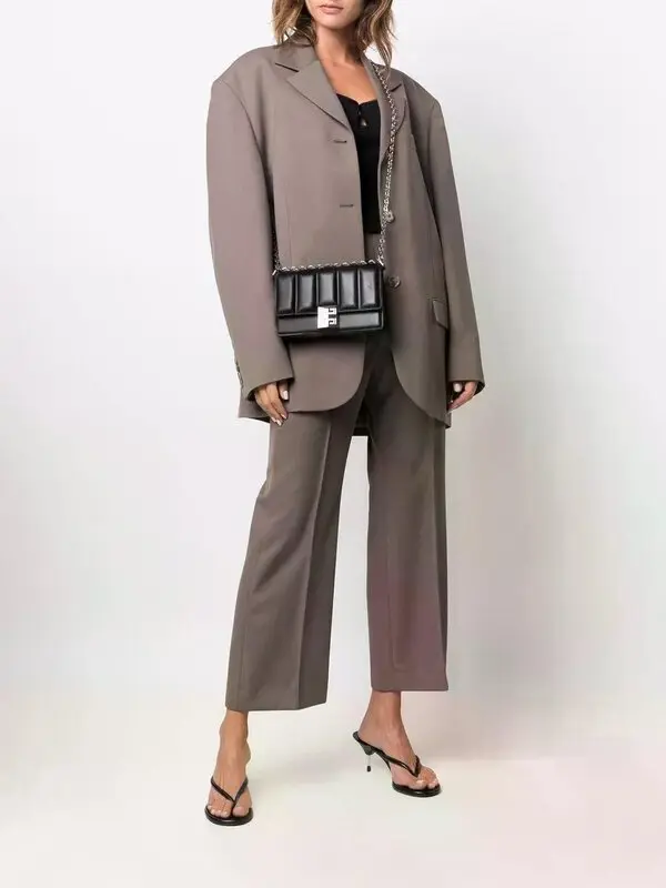 Givenchy Quilted Logo-buckle Leather Crossbody Bag