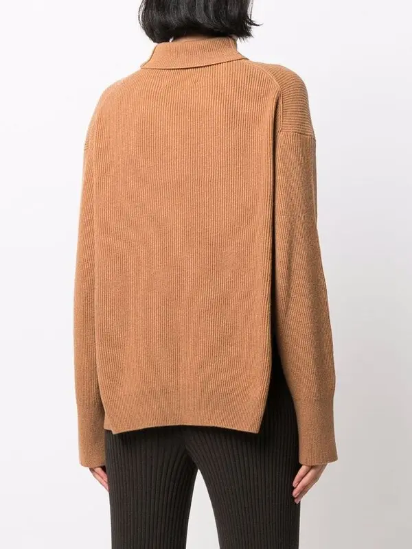 Nanushka Roll-neck Ribbed-knit Jumper