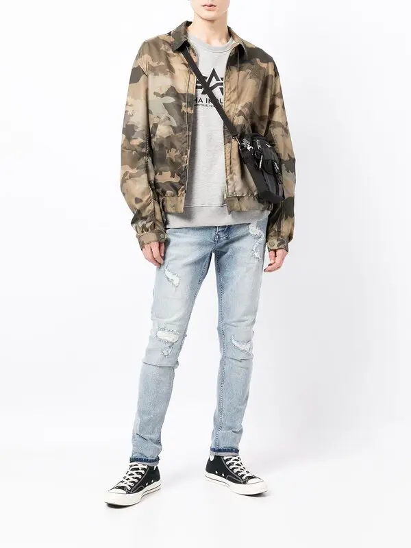Alpha Industries Logo Print Sweatshirt