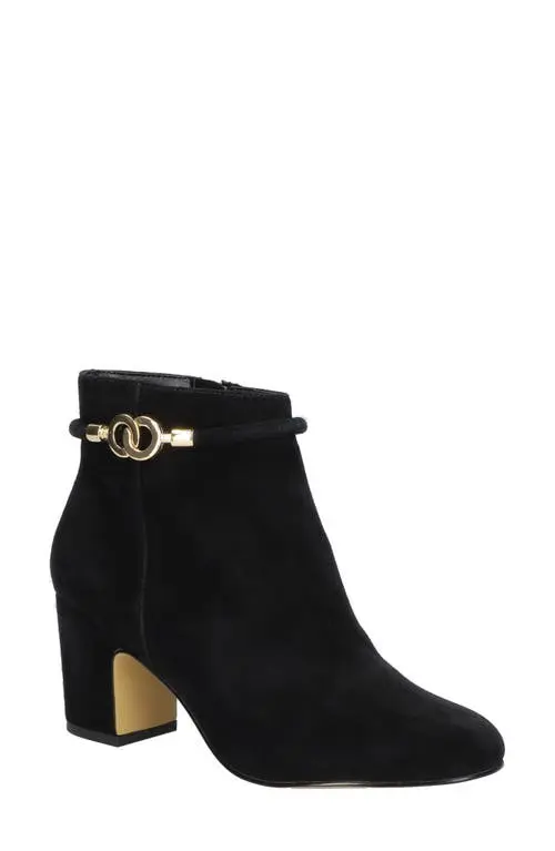 BELLA VITA Diaz Bootie - Blk Suede