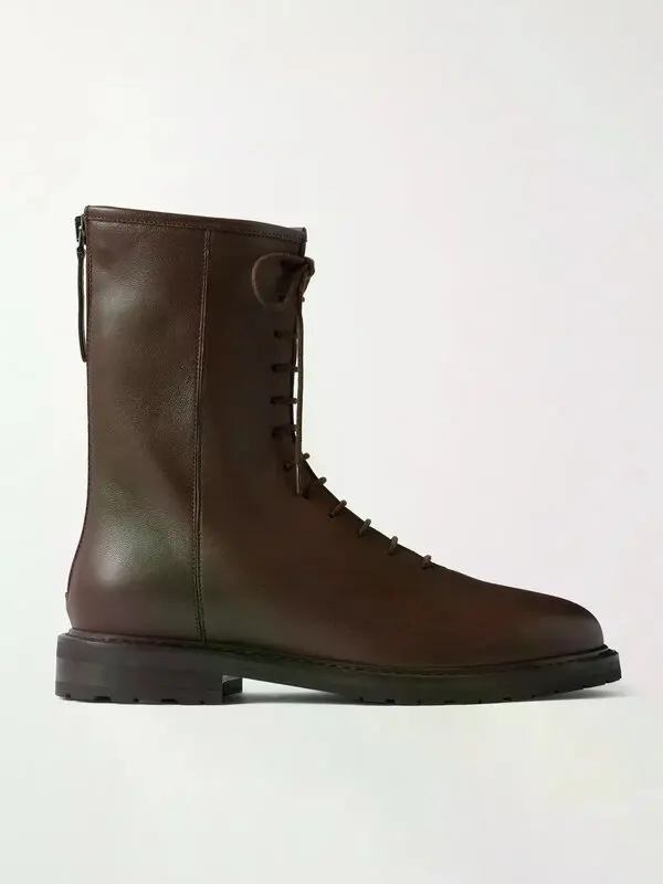 Legres Leather Ankle Boots - Brown