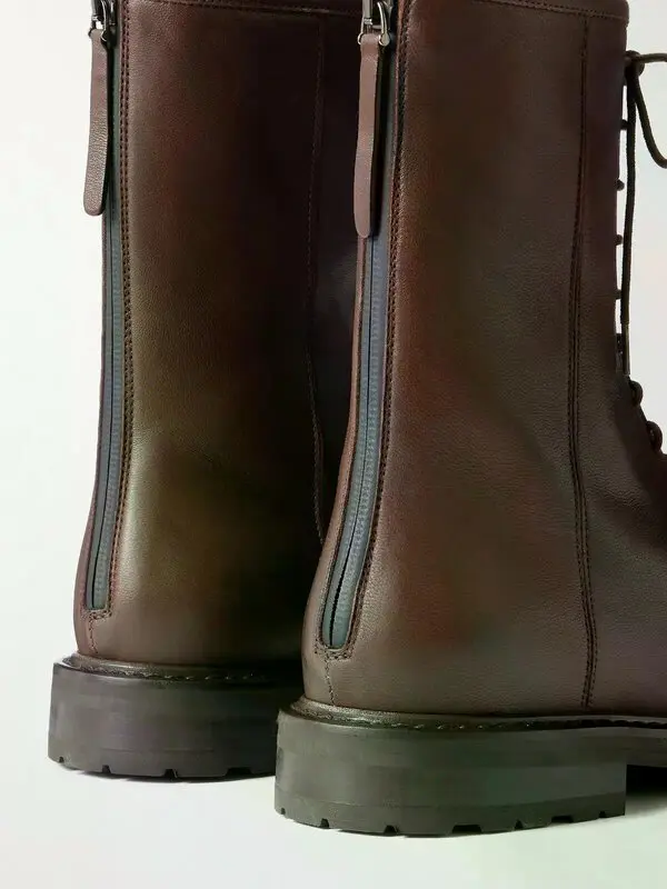 Legres Leather Ankle Boots - Brown
