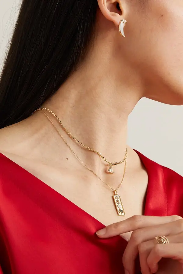 Yvonne Léon 18-karat Topaz Pendant Necklace