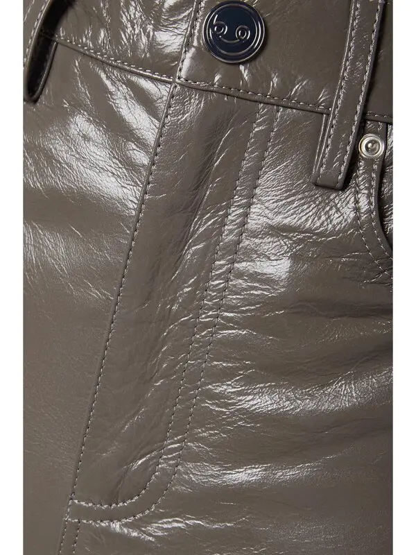 Remain Birger Christensen Lynn Leather Straight-leg Pants