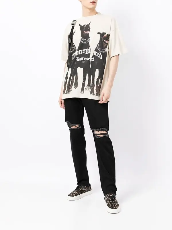 REPRESENT Logo-print T-shirt
