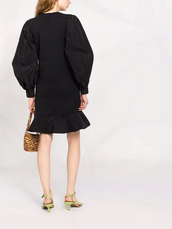 Karl Lagerfeld Puff Sleeve Sweatdress