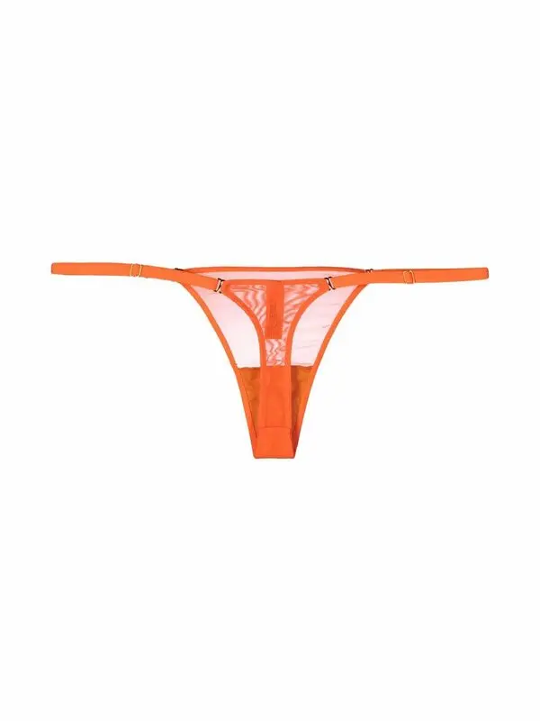 MAISON CLOSE Corps À Corps Neon Thong - Orange