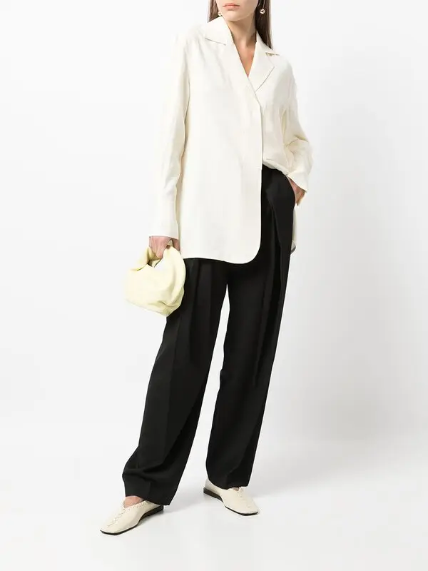 LOW CLASSIC Open Collar Shirt