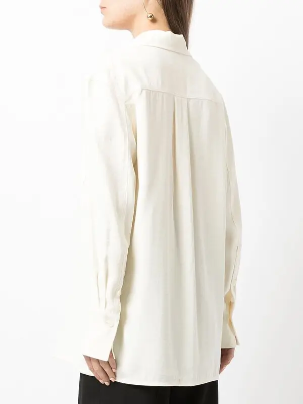 LOW CLASSIC Open Collar Shirt