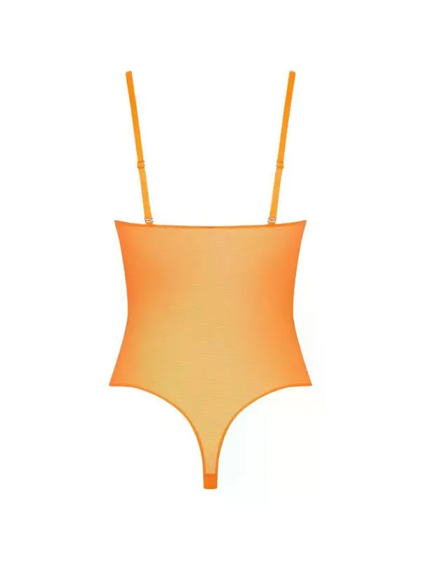 MAISON CLOSE Corps À Corps Neon Bodysuit - Orange