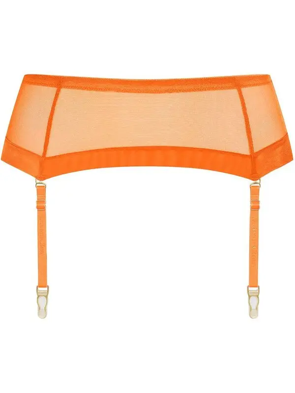 MAISON CLOSE Corps À Corps Neon Garter Belt - Orange