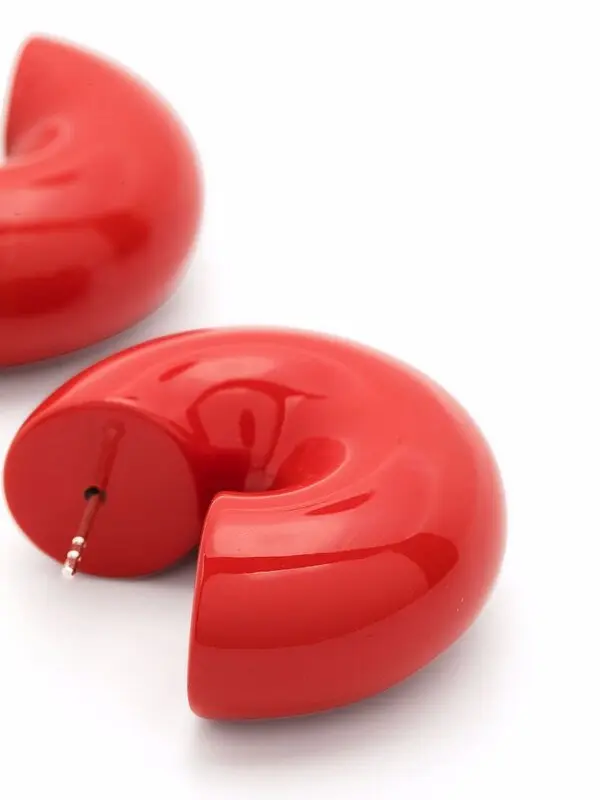 UNCOMMON MATTERS Beam Chunky Earrings - Red