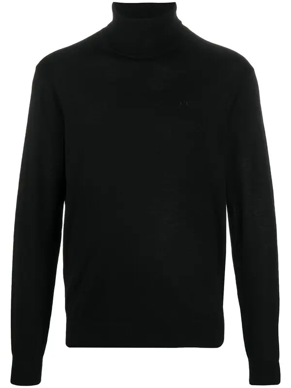 Armani Exchange Turtleneck Wool Jumper