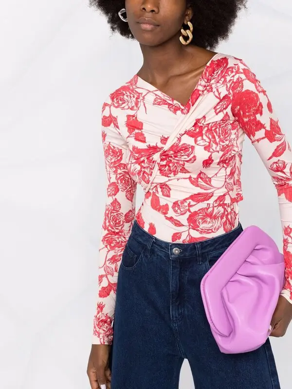 MSGM Floral-print Top