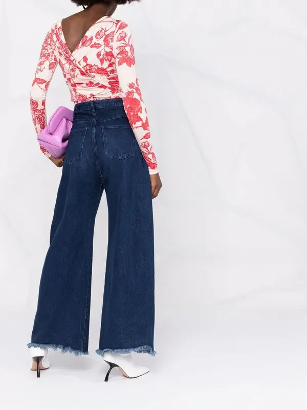 MSGM Floral-print Top