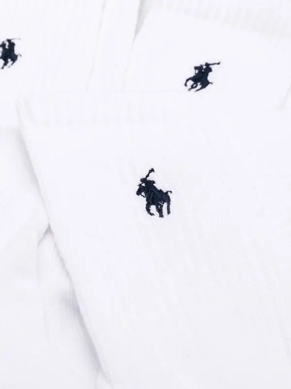 Polo Ralph Lauren Six-pack Embroidered Logo Crew Socks