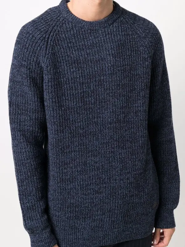 Barbour Ribbed-knit Crewneck Jumper