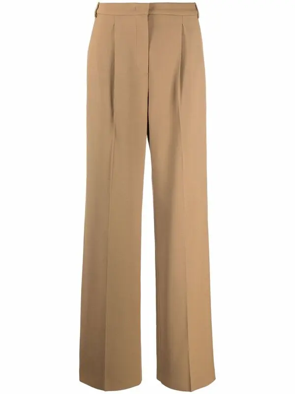 Aspesi Wide Leg Tailored Trousers - Neutrals