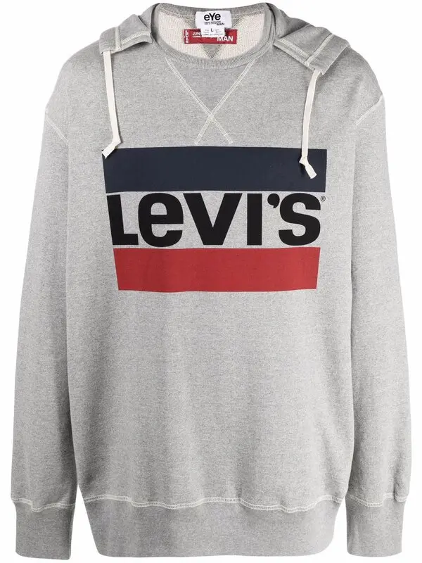 Junya Watanabe Logo Drawstring Hoodie