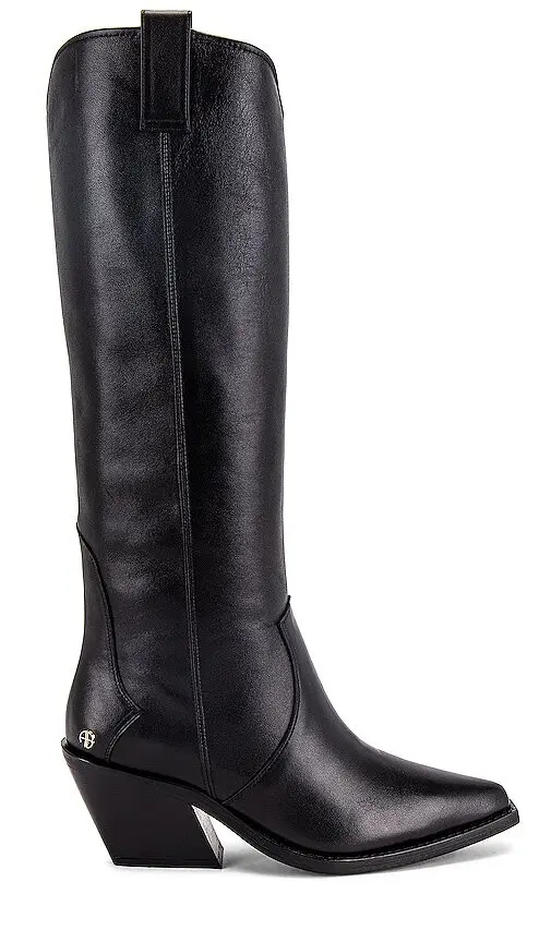 ANINE BING Tall Tania Boot - Black