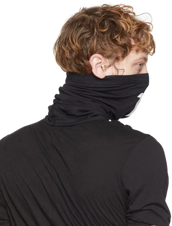 11 By Boris Bidjan Saberi Logo Face Mask - Black | Editorialist