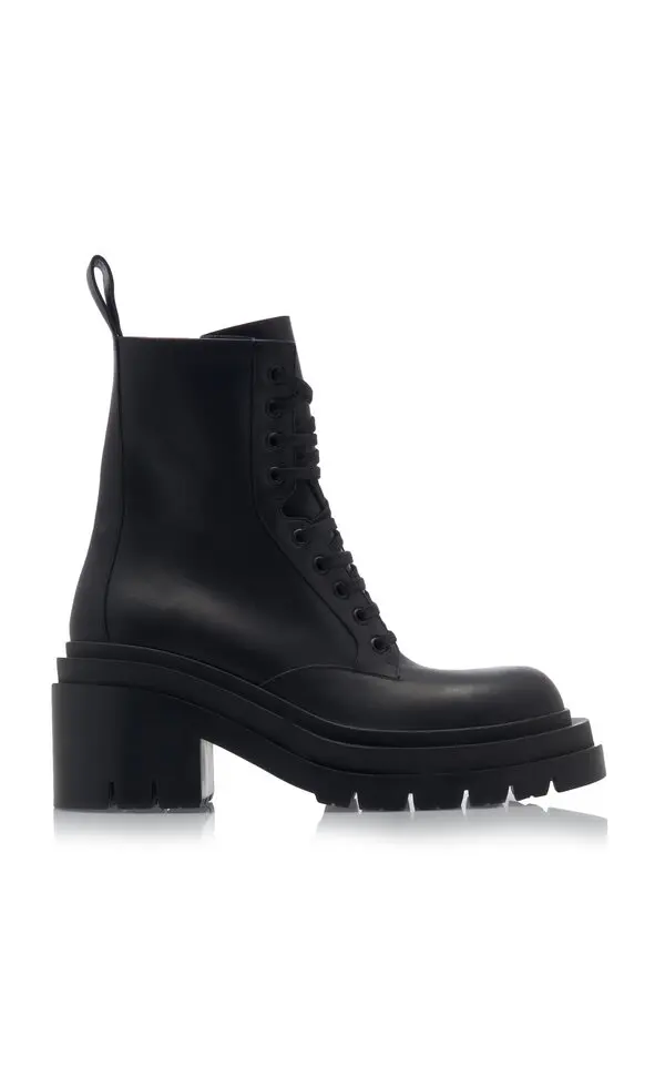 Bottega Veneta The Lug Lace-up Boots - Black