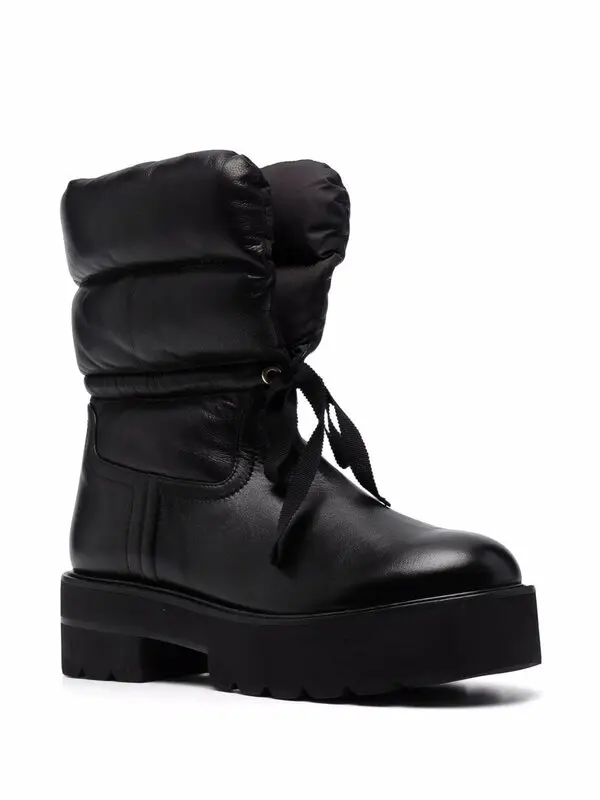 STUART WEITZMAN Tyler Padded Boots - Black