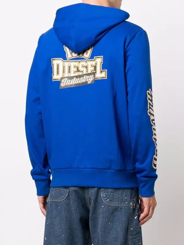 DIESEL® Number Print Pullover Hoodie