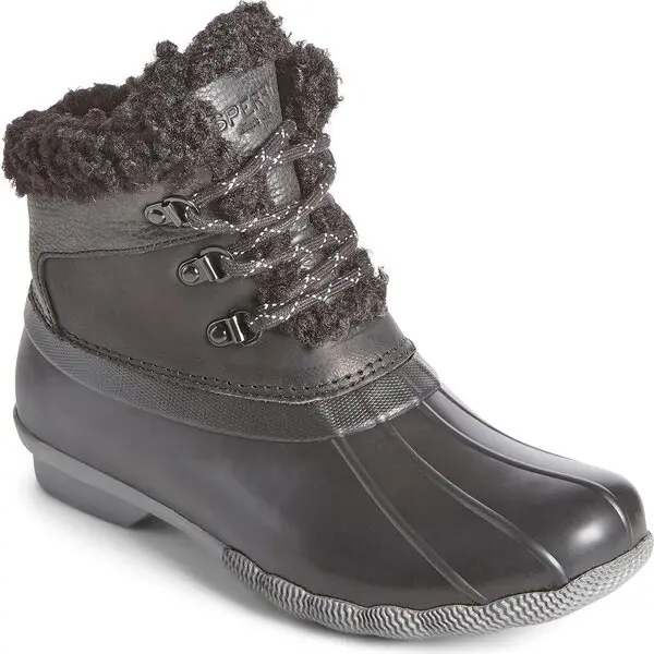 Sperry Saltwater Alpine Bootie - Black