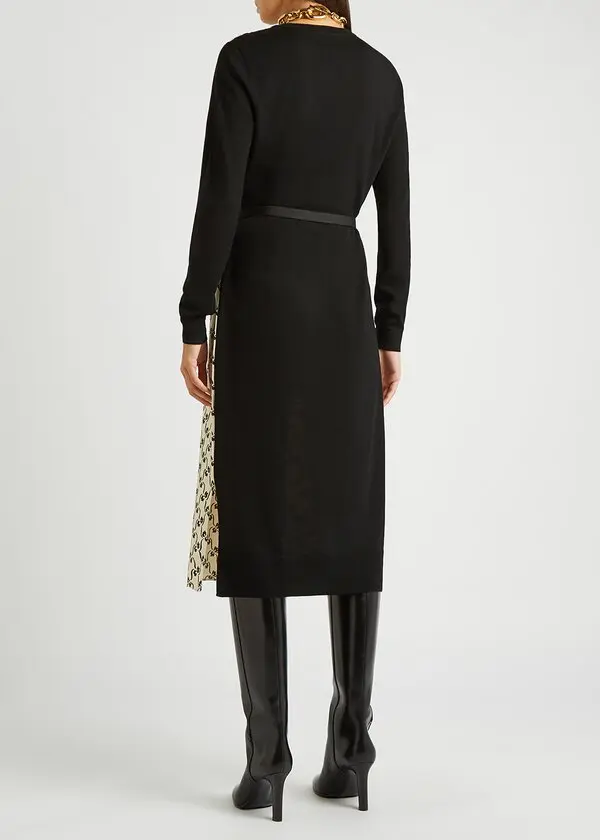 Tory Burch Printed Silk And Wool Dress