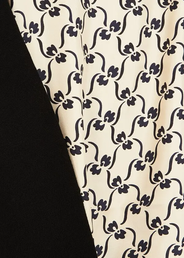 Tory Burch Printed Silk And Wool Dress