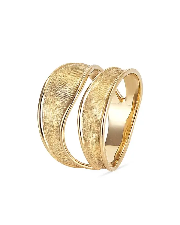 Marco Bicego 18k Yellow Lunaria Split Statement Ring - Gold