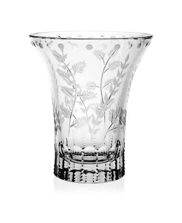 WILLIAM YEOWARD CRYSTAL Fern Tulip Vase