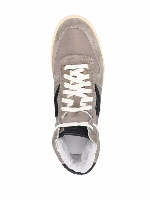 Rhude Bball High-top Sneakers - Grey