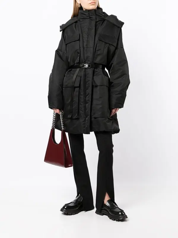 Goen.j Four-pocket Mid-length Parka