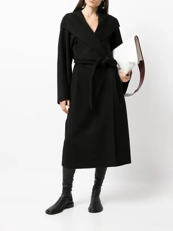 Goen.j Tie-waist Double-faced Coat
