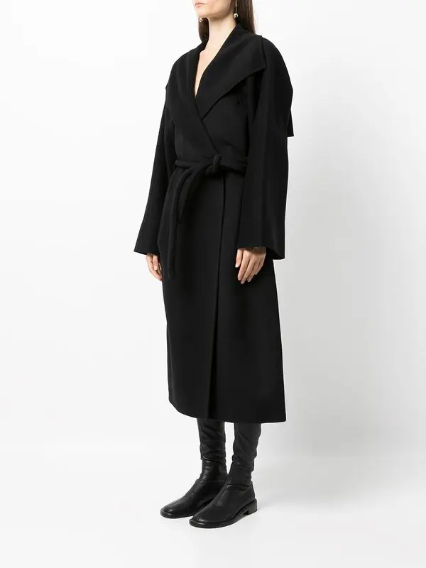 Goen.j Tie-waist Double-faced Coat