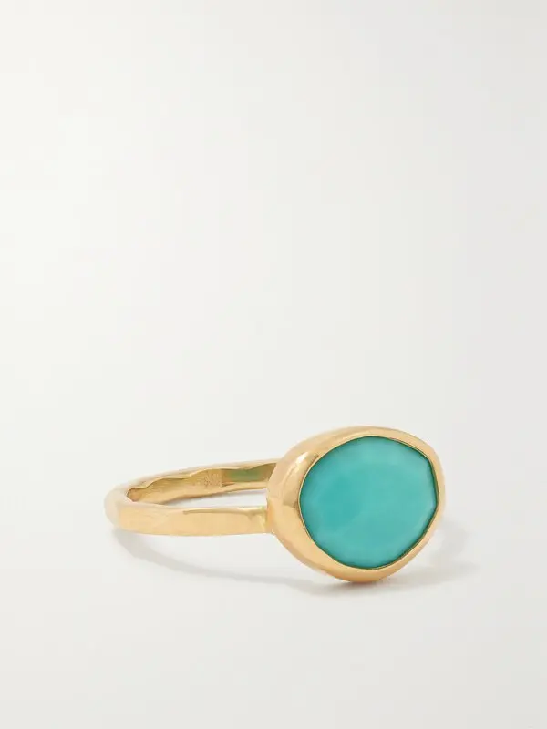 MELISSA JOY MANNING 14-karat Recycled Turquoise Ring - Blue