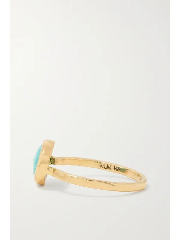 MELISSA JOY MANNING 14-karat Recycled Turquoise Ring
