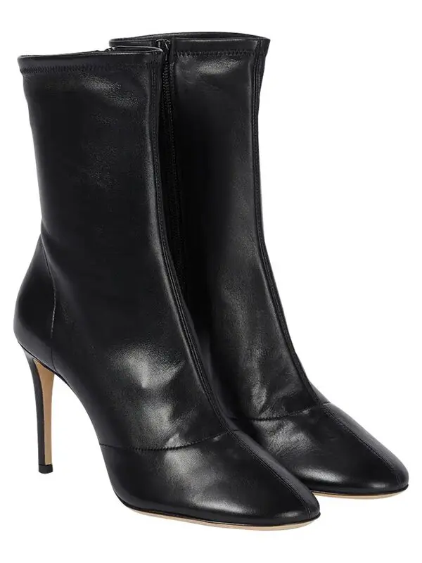 Victoria Beckham Leather Ankle Boots