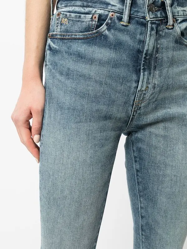 Ralph Lauren High-waisted Skinny Jeans - Blue