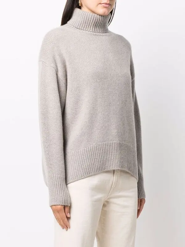 Arch4 Roll-neck Cashmere Jumper - Neutrals