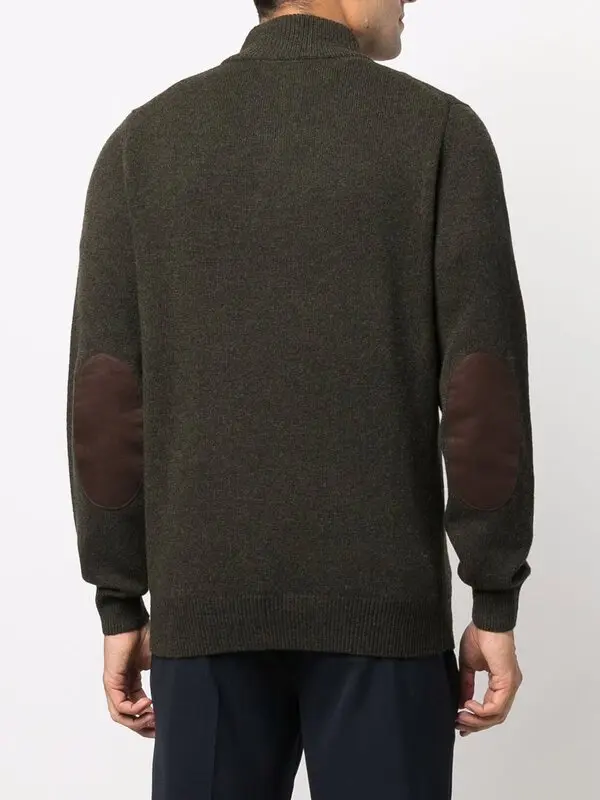 Barbour Funnel-neck Wool Jumper