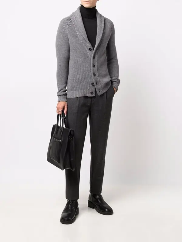 Malo Roll-neck Jumper - Black