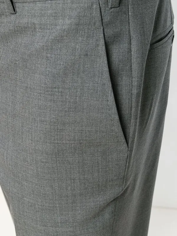 MP MASSIMO PIOMBO Slim-fit Wool Suit Trousers