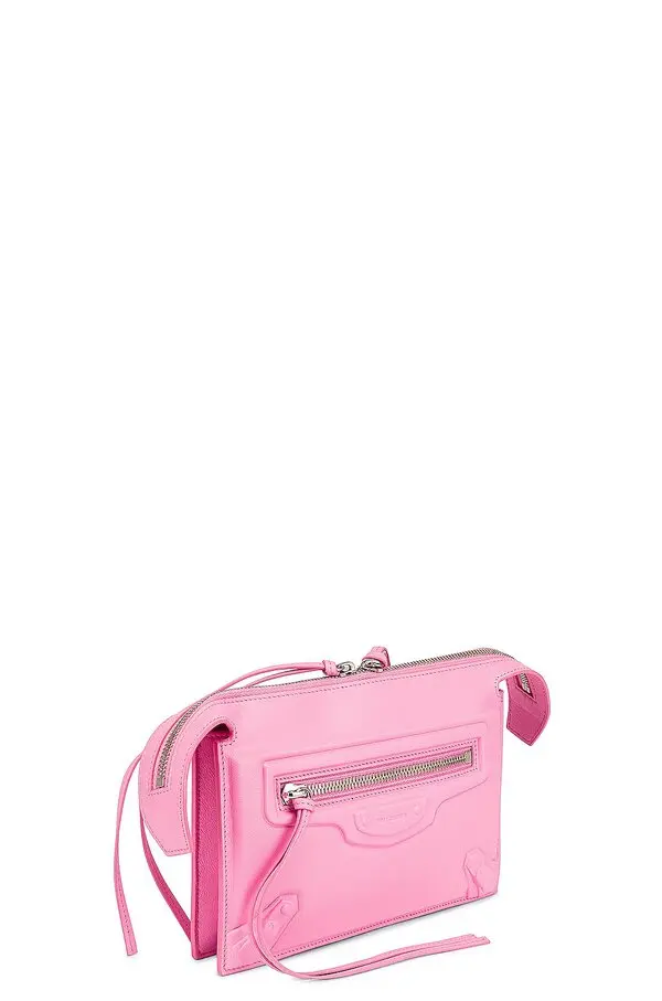 Balenciaga Neo Classic Multipocket Strap Bag In Pink